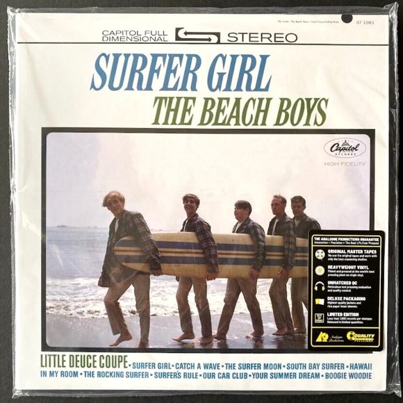 Media | The Beach Boys Surfer Girl Analogue Productions 20g Vinyl 45rpm ...